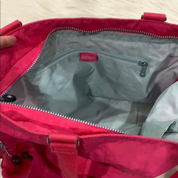 Kipling | Bags | Hot Pink Kipling Crossbody Tote Bag | Poshmark